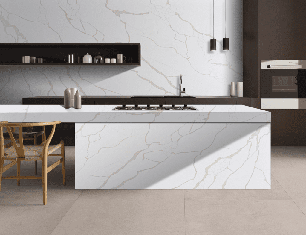 Quartz Calacatta Aria Gold L/R – Kore Quartz